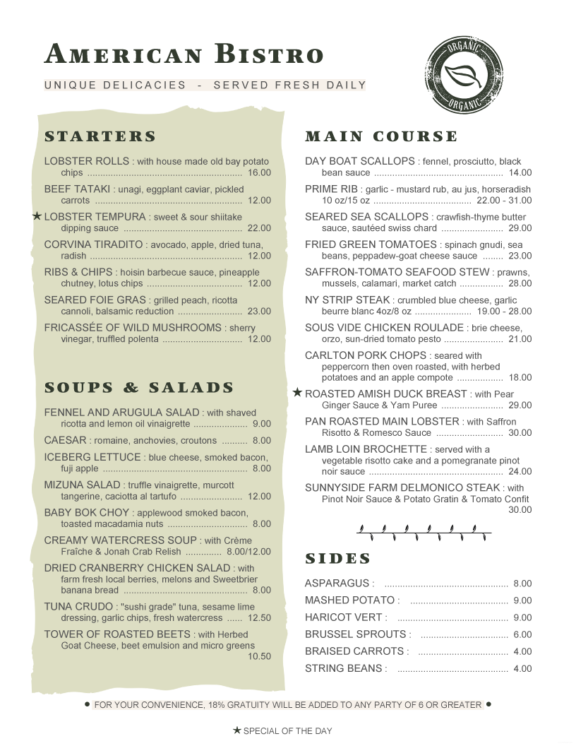 MenuPro Menu Design Samples From MenuPro Menu Software More Than MenuPro Menu Design Samples From MenuPro Menu Software More Than