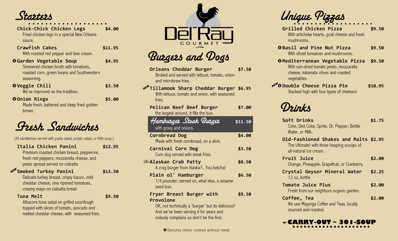 MenuPro Menu Design Samples From MenuPro Menu Software More Than 